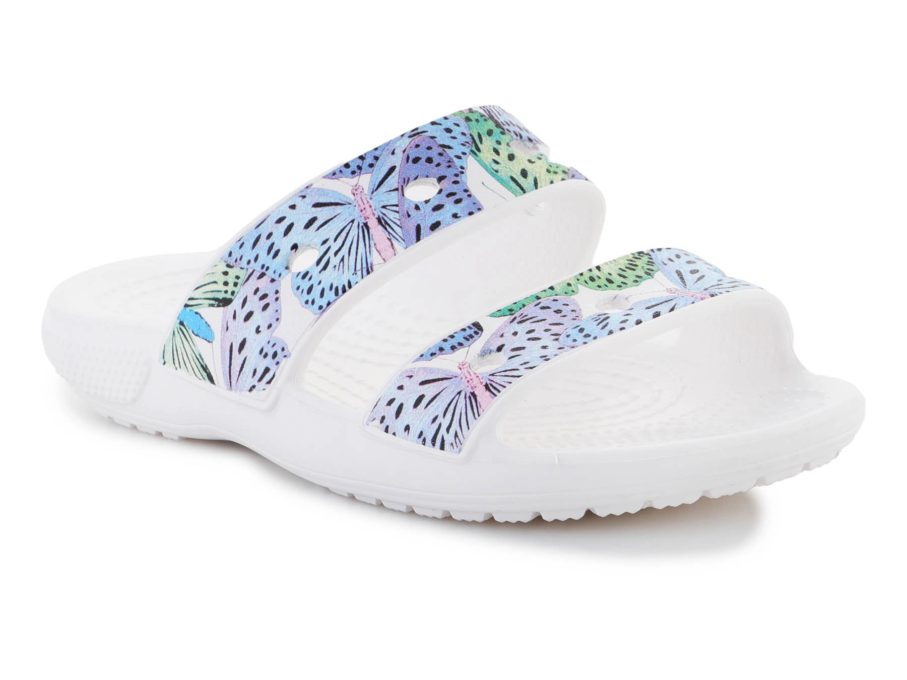 Obuwie dziecięce Klapki, Japonki Crocs Classic Butterfly Sndl K White ...